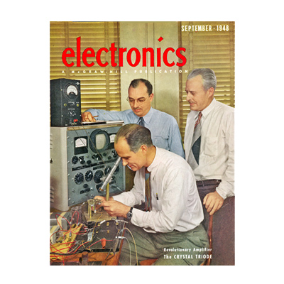 John Bardeen & Walter Brattain achieve transistor action in a germanium ...